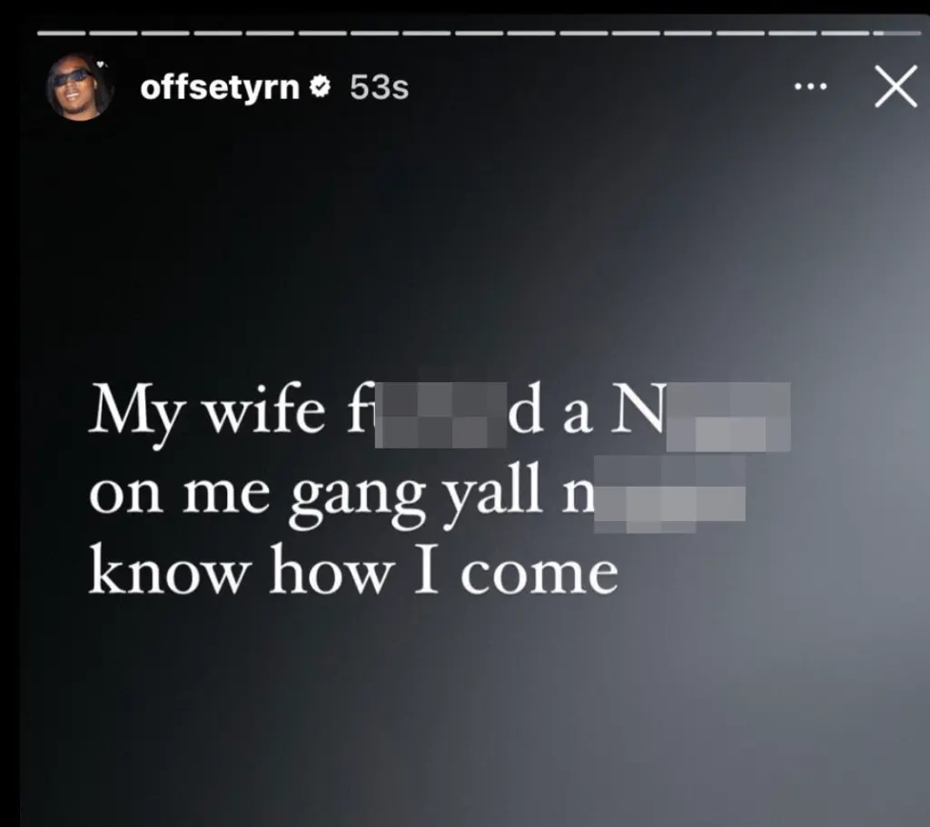 Cardi B Reacts After Husband Offset Publicly Accused Her Of Cheating