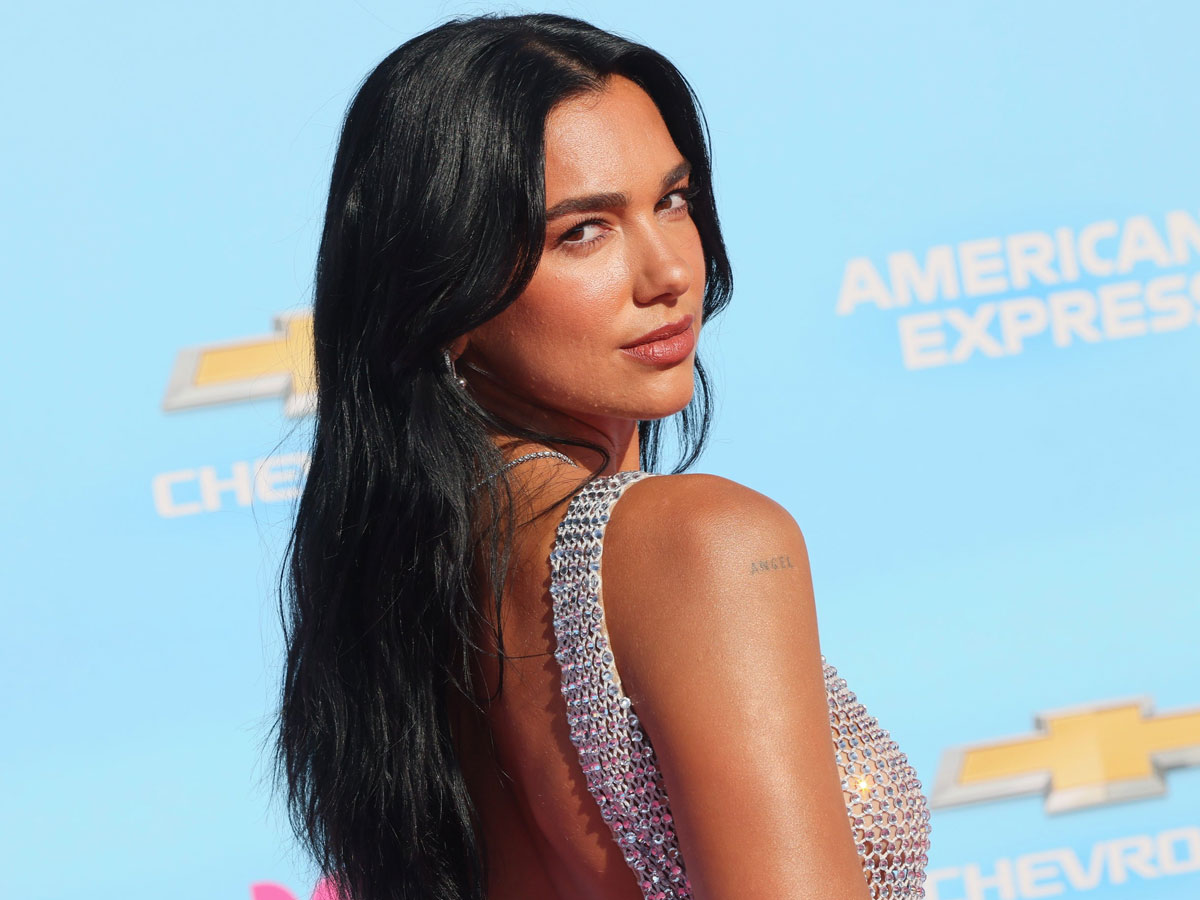 Dua Lipa at Barbie premiere: We are obsessed with singer's fishnet ...