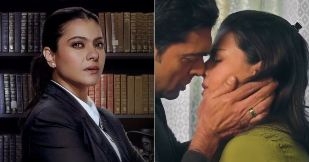 Kajol's first onscreen kiss after 23 years sends fans into a frenzy - Masala.com