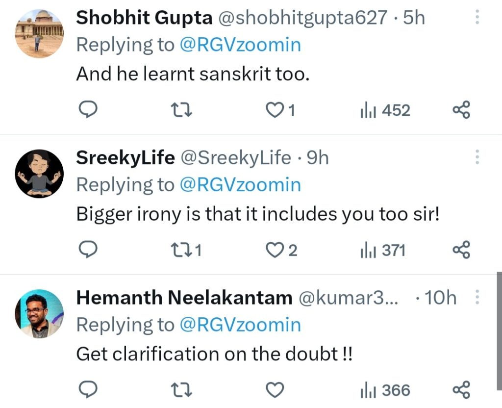 Ram Gopal Varma's one tweet on Oppenheimer's Bhagavad Gita controversy ...