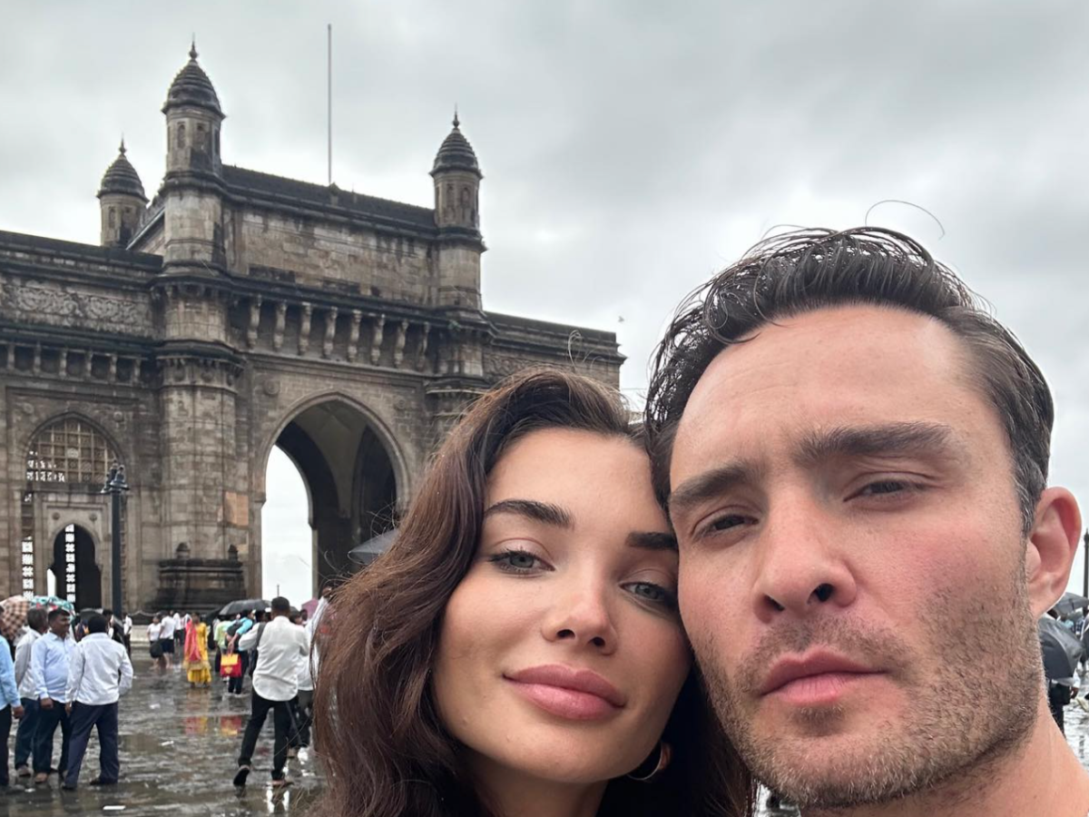 What are Amy Jackson and Ed Westwick doing in Mumbai? - Masala.com