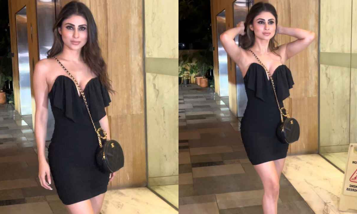 Mouni Roy makes a bold fashion statement in black mini dress - Get the ... Mouni Roy makes a bold fashion statement in black mini dress - Get the ...