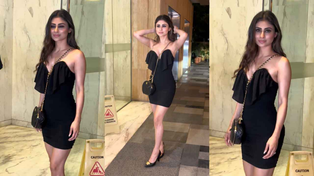 Mouni Roy makes a bold fashion statement in black mini dress - Get the ... Mouni Roy makes a bold fashion statement in black mini dress - Get the ...