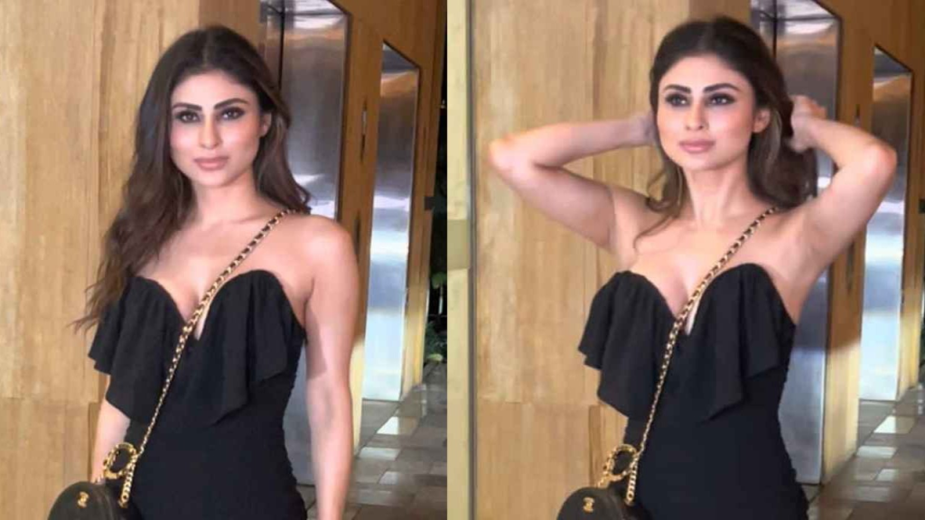 Mouni Roy makes a bold fashion statement in black mini dress - Get the ... Mouni Roy makes a bold fashion statement in black mini dress - Get the ...