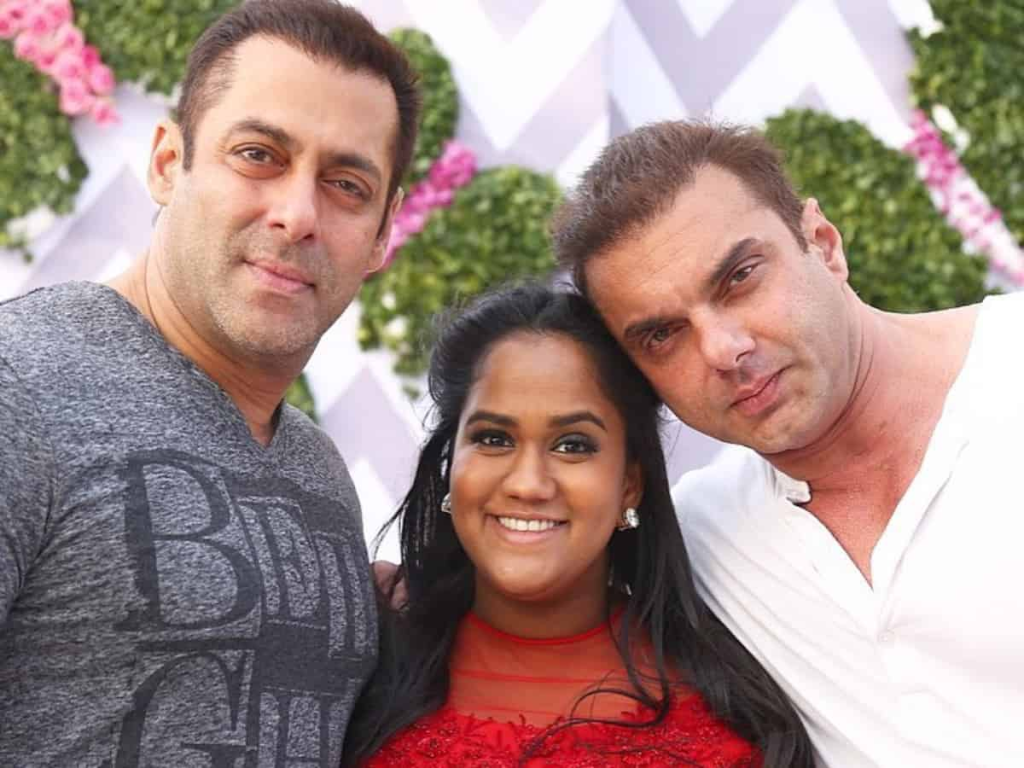 Salman Khan shares old picture with Arpita Khan on her birthday - See Pic Here - Masala.com