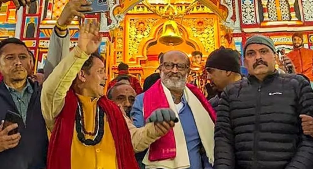 Rajinikanth: WATCH: On spiritual journey to the Himalayas, Rajinikanth ...