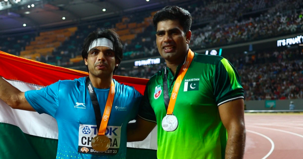 India's Neeraj Chopra wins gold medal, while Pakistan's Arshad Nadeem bags silver in the men's ...