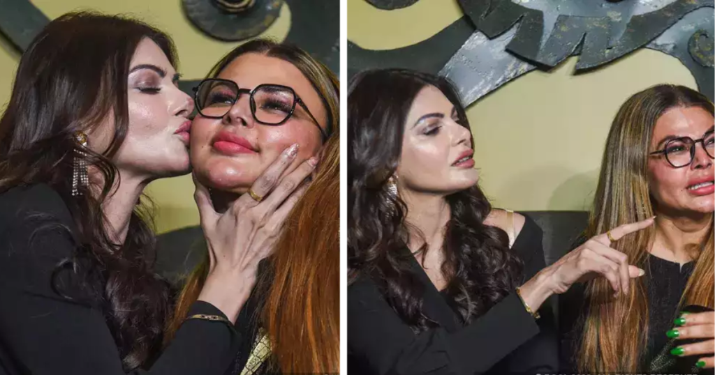 Rakhi Sawant and Sherlyn Chopra reconcile after nasty feud - Here's What Happened - Masala.com