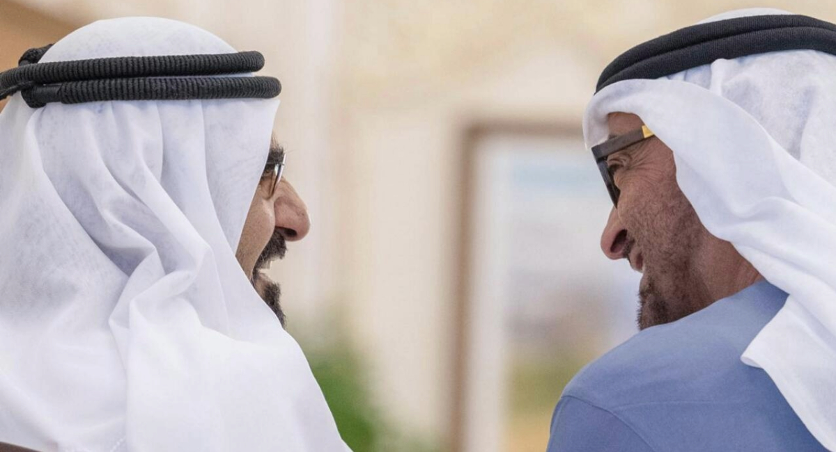 UAE President HH Sheikh Mohamed bin Zayed and HH Sheikh Mohammed bin Rashid's heartwarming photo ...