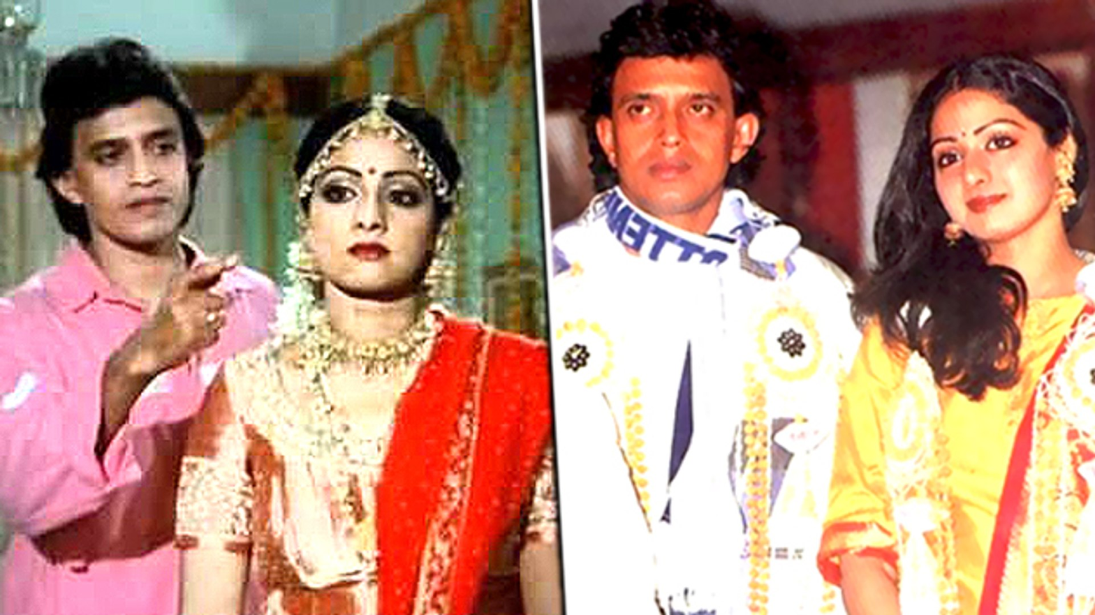Sridevi's first love was rumoured to be Mithun Chakraborty: Inside ...