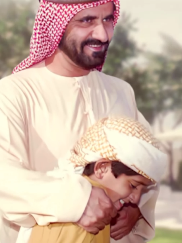 7 rare photos of Sheikh Hamdan with Sheikh Mohammed from his childhood ...