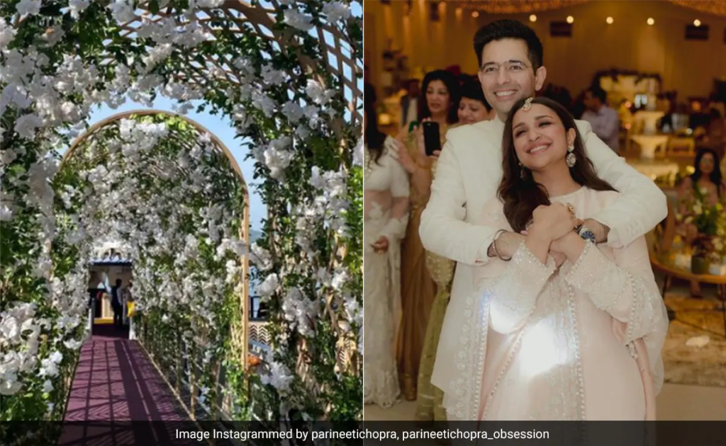 Parineeti Chopra-Raghav Chadha Wedding : See the FIRST pictures from the couple's 90s-themed ...