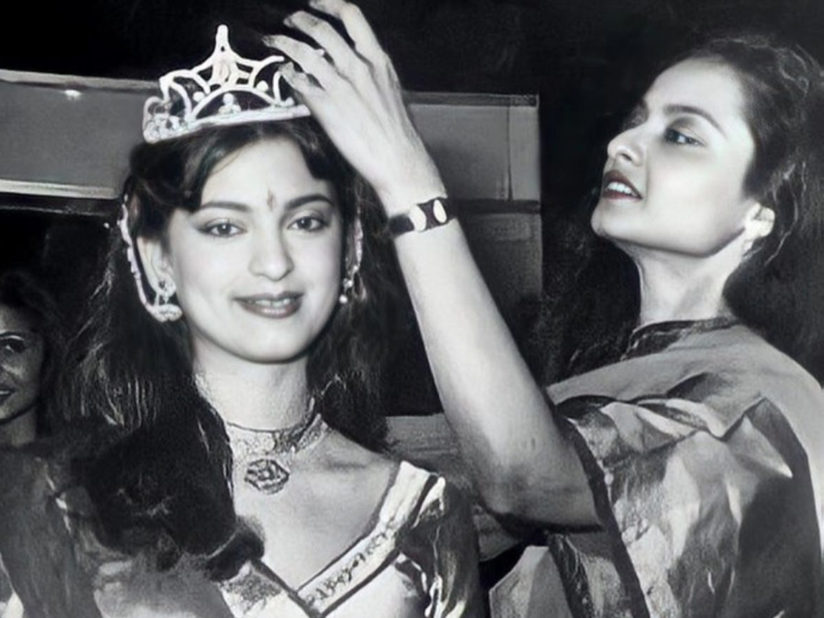Juhi Chawla: Blast From The Past: When Rekha crowned Juhi Chawla Miss ...