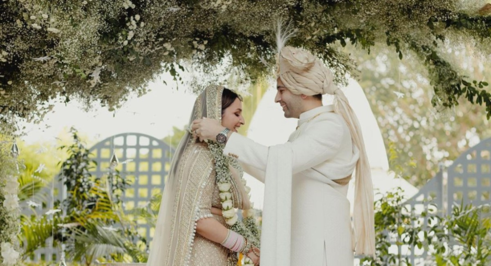 Parineeti Chopra and Raghav Chadha's joyful haldi ceremony: A glimpse into their private wedding ...