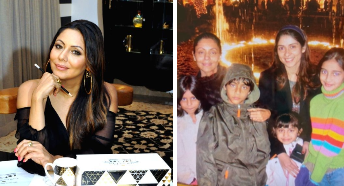 Gauri Khan's 53rd Birthday: Adorable childhood pictures of Suhana Khan, Aryan Khan, and Ananya ...