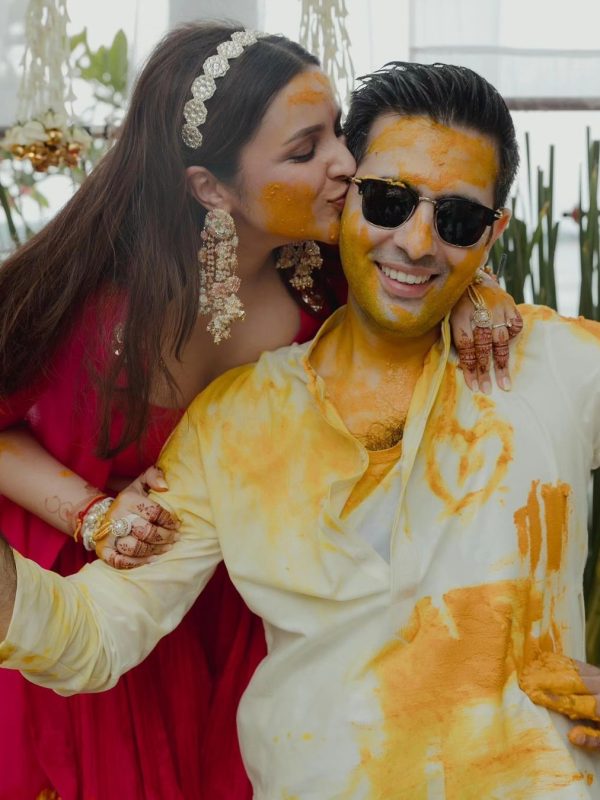 In Pictures: Inside Parineeti Chopra, Raghav Chadha's fun-filled Haldi ...