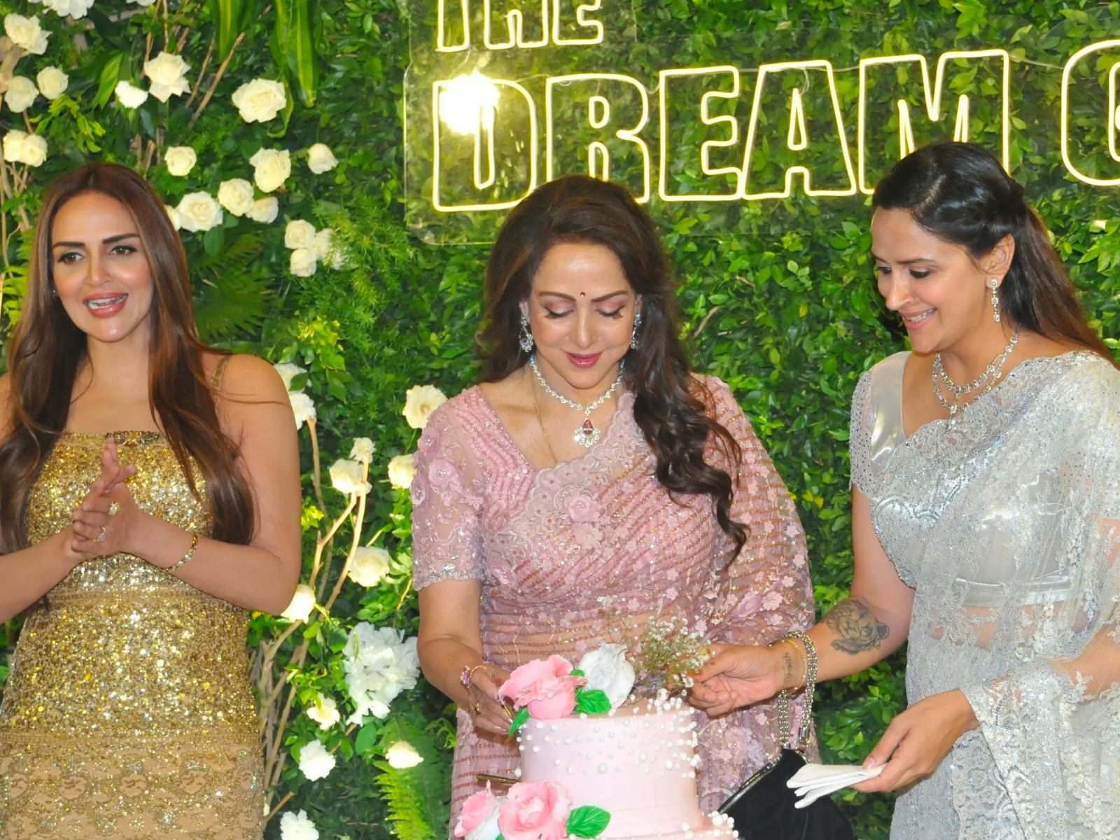 In Pictures: Inside Hema Malini's 75th birthday bash - Masala.com
