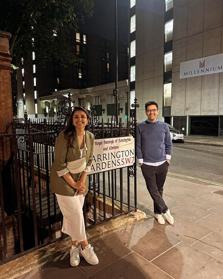 Raghav Chadha shares adorable pictures with wife Parineeti Chopra on ...