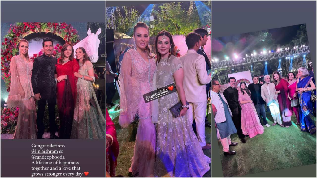 In Pictures: Randeep Hooda and Lin Laishram illuminate Mumbai with a ...