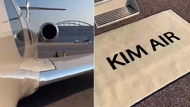 Kim Air: A glimpse inside Kim Kardashian's opulent $150 million private ...