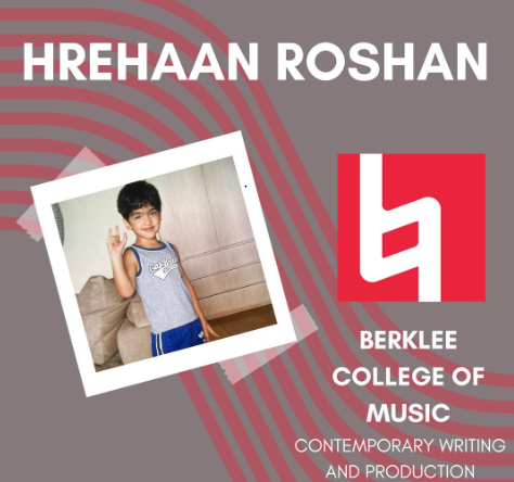 Hrehaan Roshan: Berklee College of Music welcomes Hrithik Roshan and ...