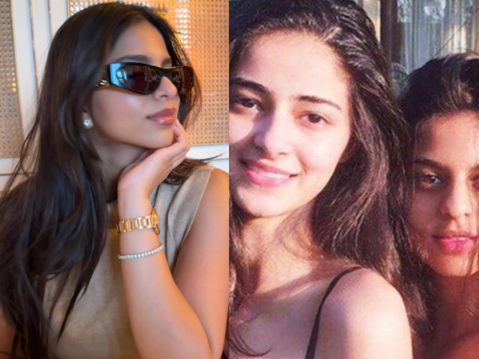 BFF No. 1 Suhana Khan cheers for Ananya Panday's PFW debut - See all the pics from her dreamy ...