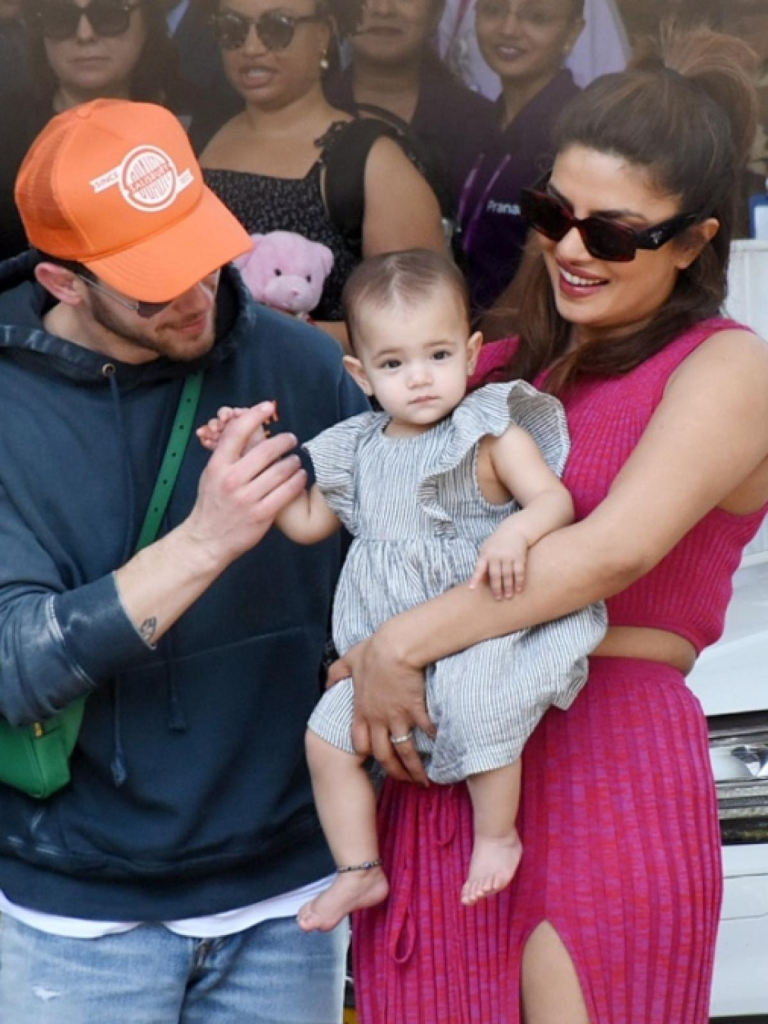 Priyanka Chopra Goes On Cute Stroll With Daughter Malti Marie In