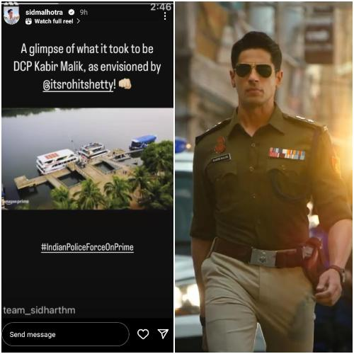 WATCH Sidharth Malhotra transform into DCP Kabir Malik for Rohit Shetty ...