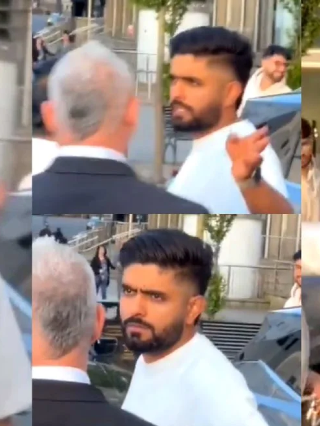 Watch Video Pakistani Cricket Team Captain Babar Azam Loses His Cool