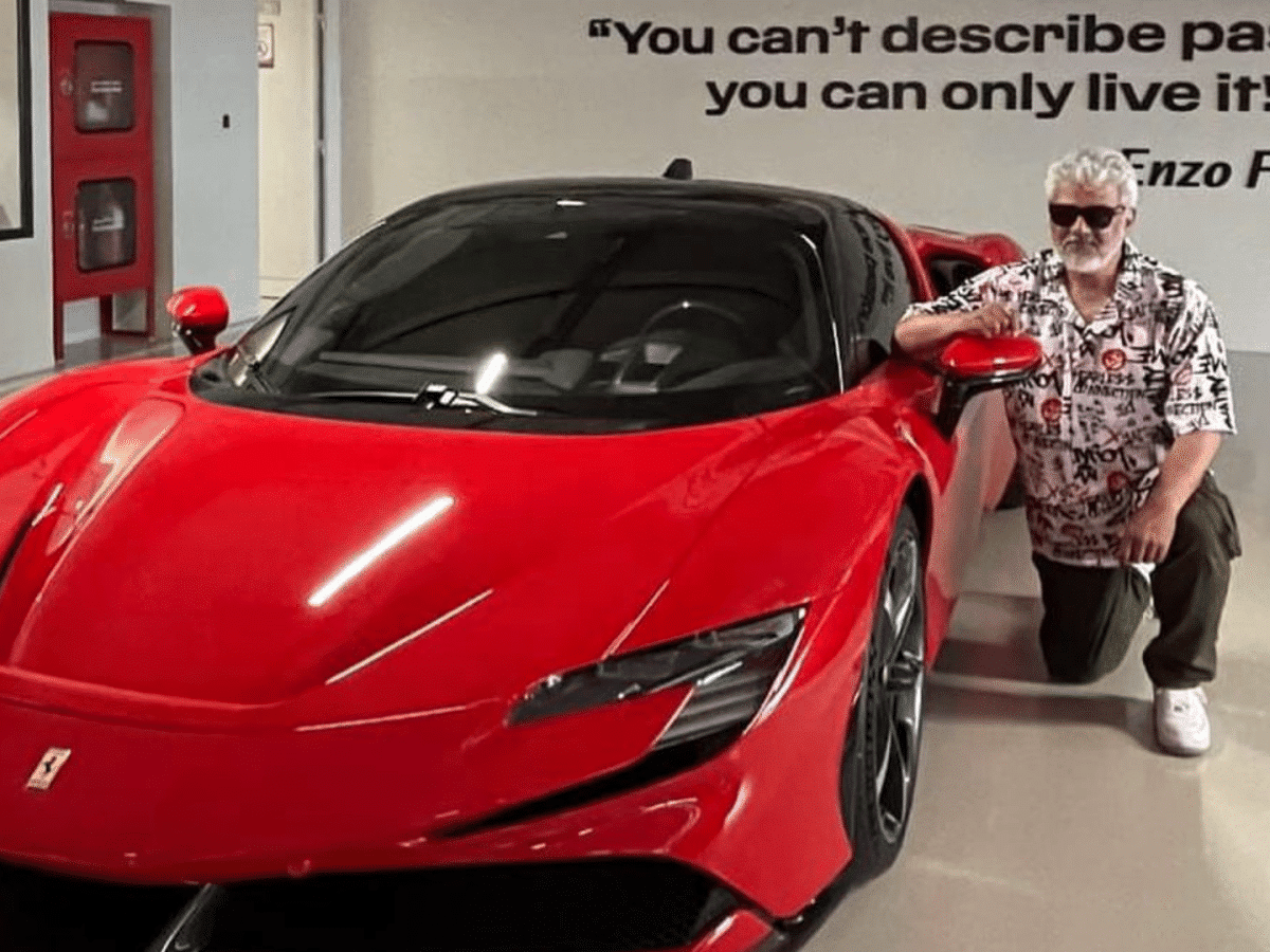 Ajith Kumar car collection: Superstar adds a hot Ferrari to his collection Ajith Kumar car collection: Superstar adds a hot Ferrari to his collection