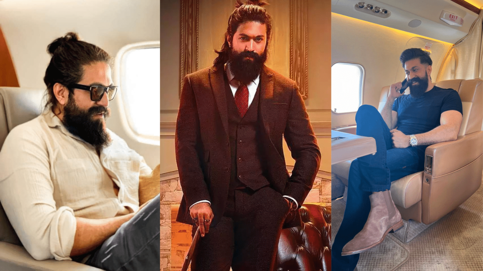 Yash's iconic style: From sharp cuts to sleek man buns and statement ...
