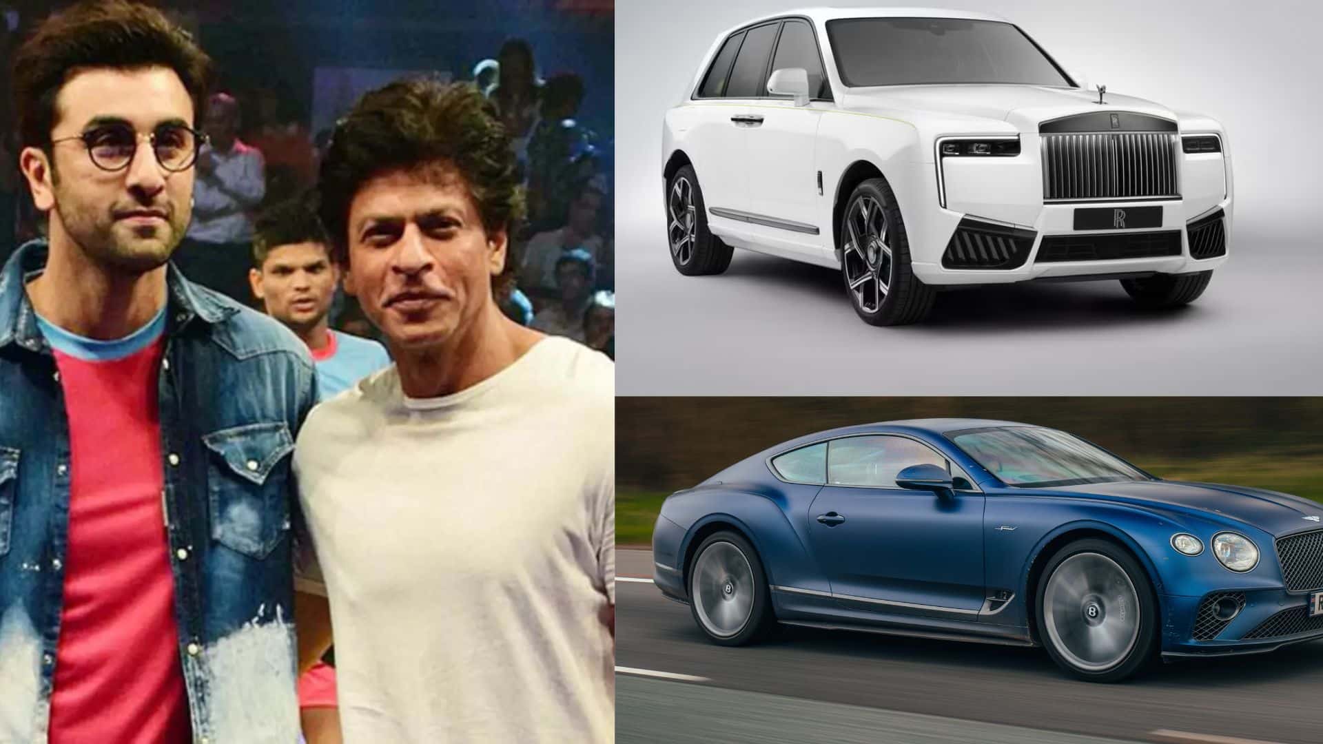 Shah Rukh Khan’s 7 crore Rolls Royce Cullinan to Ranbir Kapoor’s swanky 6 crore Bentley ...