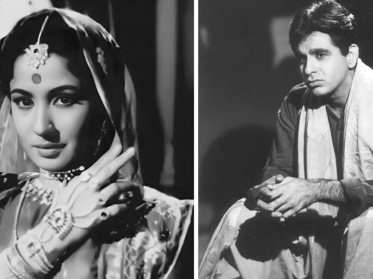 When Meena Kumar was slapped by Dilip Kumar 29 times as part of an evil ...