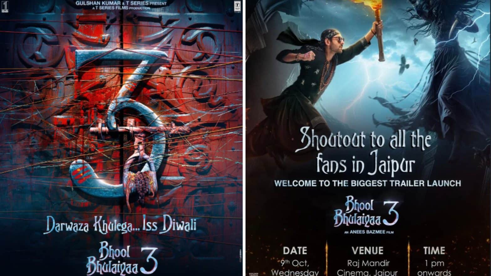 Bhool Bhulaiyaa 3 Trailer Launch: Kartik Aaryan-Tripti Dimrii starrer to get majestic launch at ...