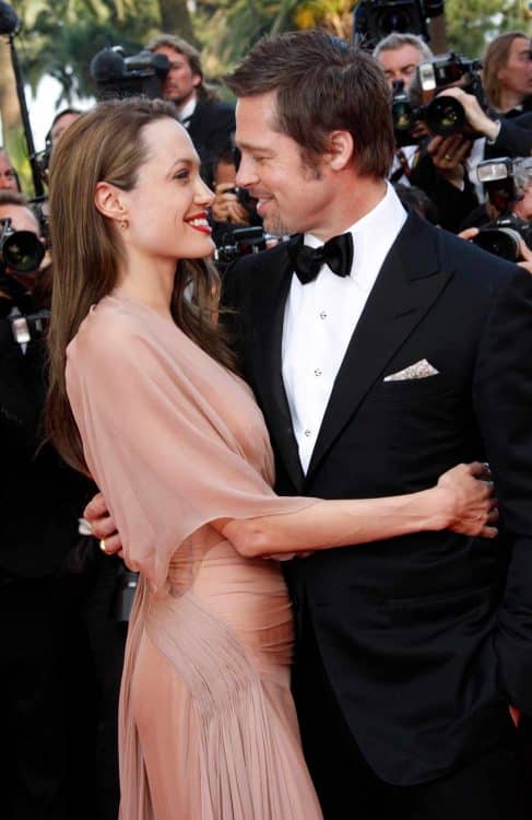 When Angelina Jolie accused Brad Pitt of "pushing her into a bathroom ...