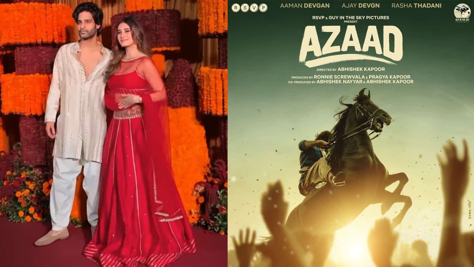 Azaad teaser to be attached to Singham Again & Bhool Bhulaiyaa 3; Ajay Devgn, his nephew Aaman ...