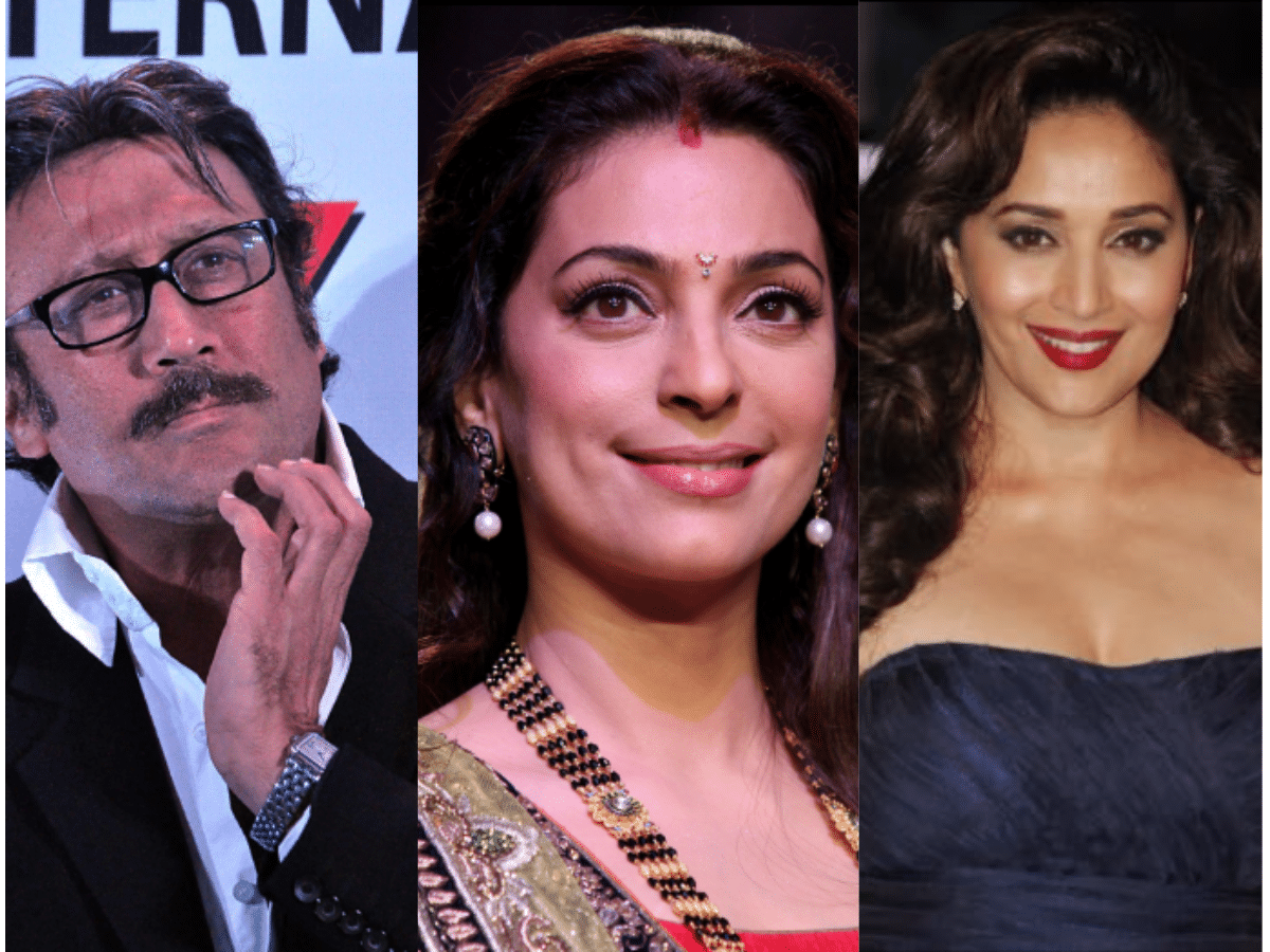 When Jackie Shroff spoke about kissing Madhuri Dixit & Juhi Chawla on ...