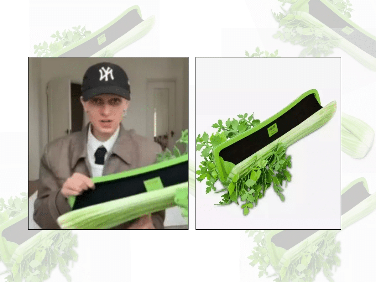 Moschino’s new ‘celery’ bag with a huge price tag goes viral & sparks ...
