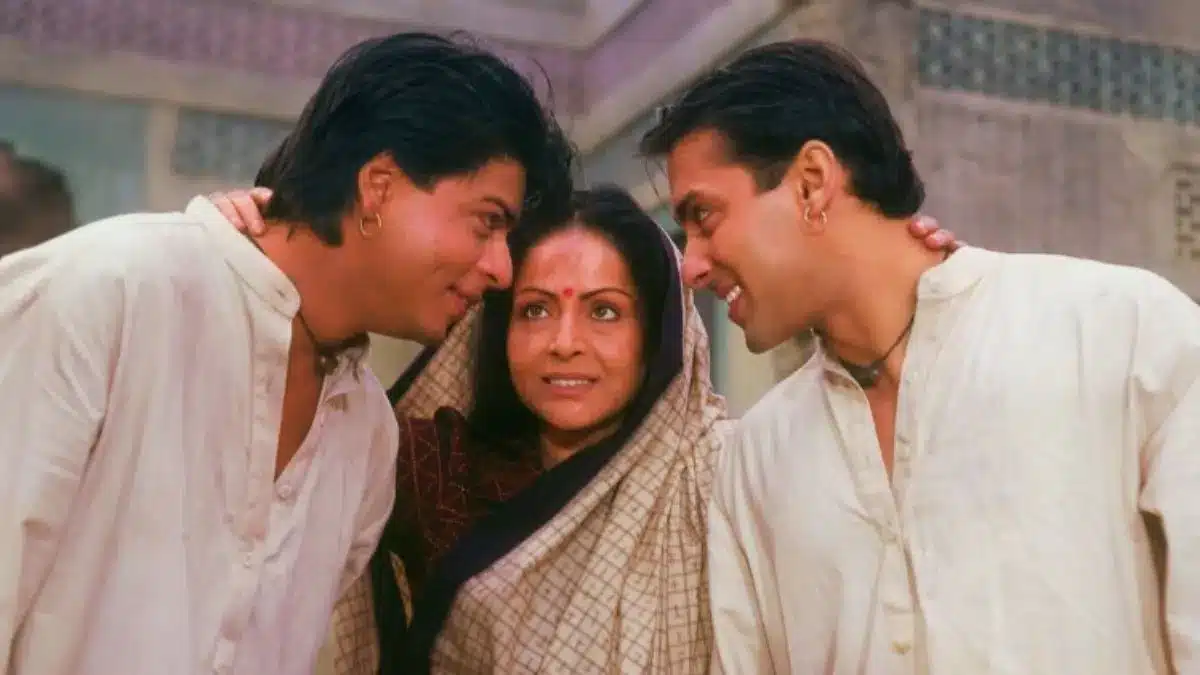 Karan Arjun Re-release: When Salman Khan playfully shot Shah Rukh Khan with a blank gun to enact ...