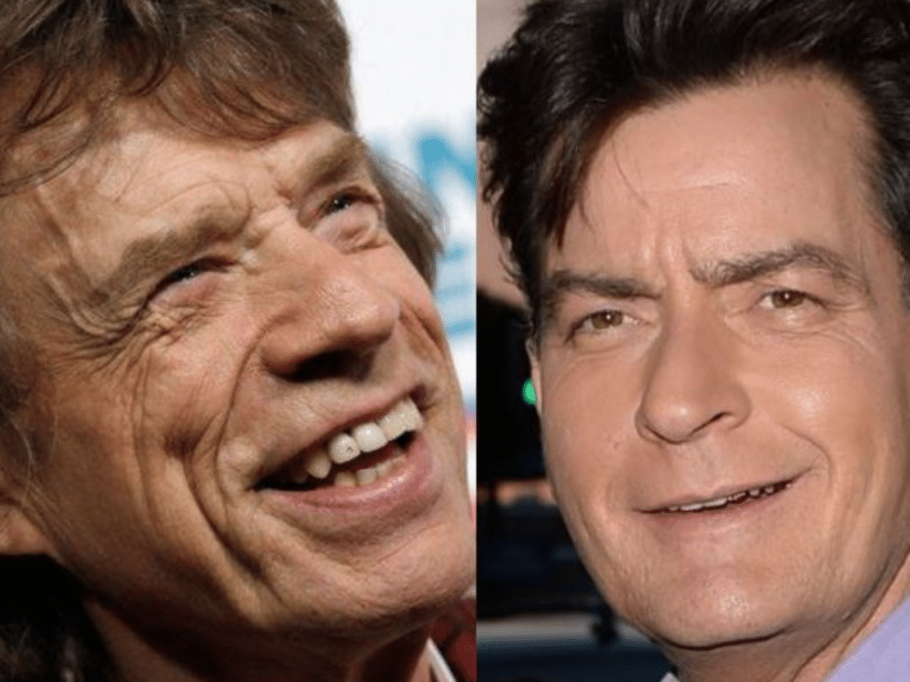 Charlie Sheen & Mick Jagger have collectively slept with more than 9000 ...