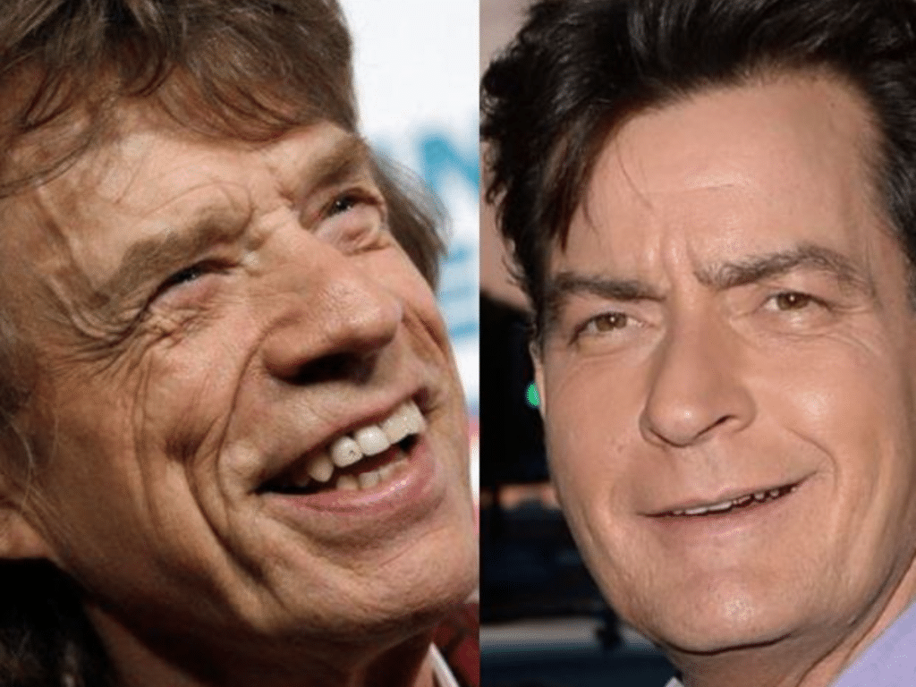 Charlie Sheen & Mick Jagger have collectively slept with more than 9000 ...