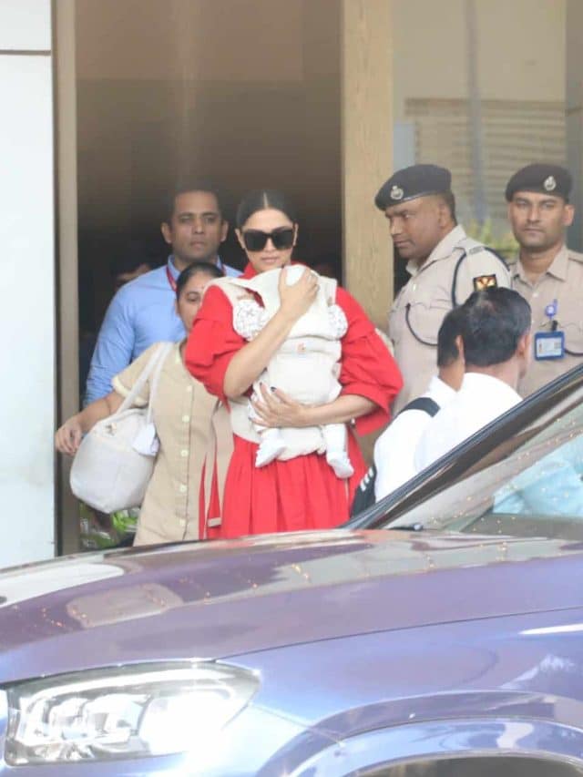 Deepika Padukone holds baby Dua close as she returns to Mumbai after spending quality time with ...