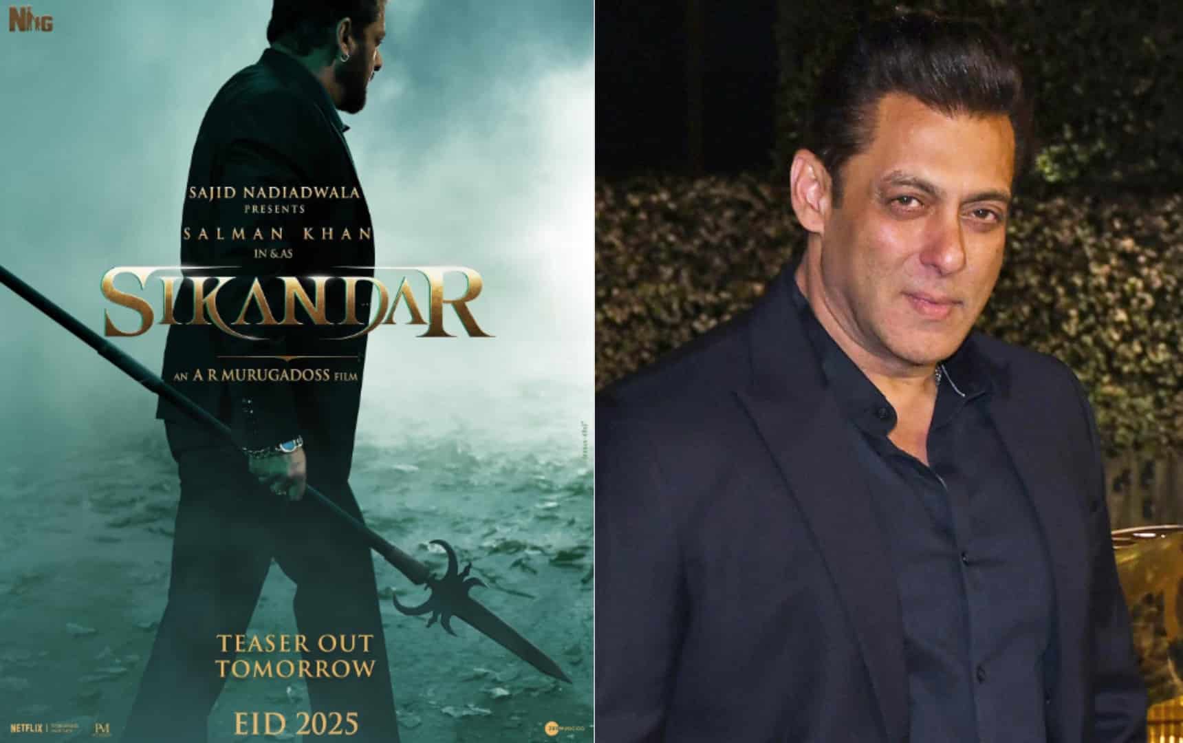 Sikandar Poster Unveiled: Salman Khan shares first look set to create ...