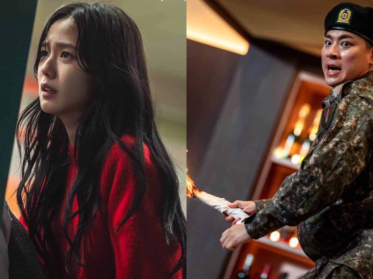 BLACKPINK's Jisoo and Park Jung Min look terrifed in the new stills from the upcoming zombie ...