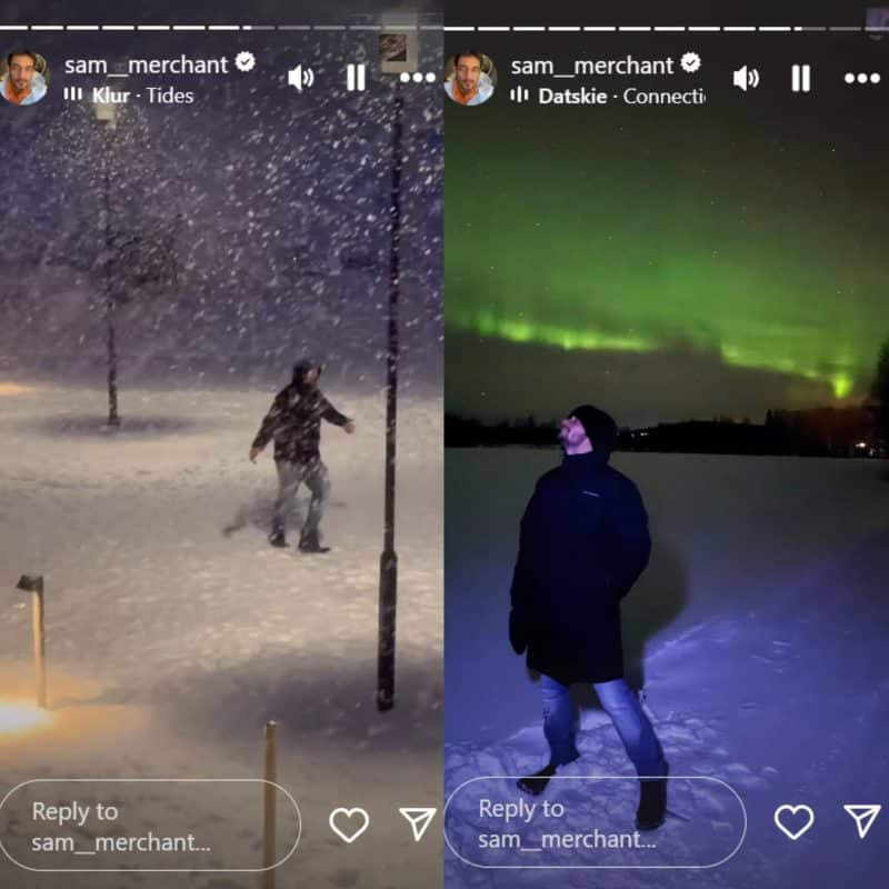Is Triptii Dimri enjoying Northern lights & snowfall with rumoured beau ...