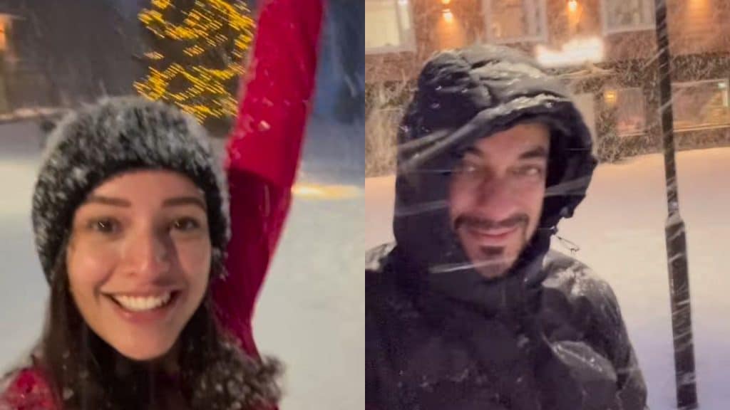 Is Triptii Dimri enjoying Northern lights & snowfall with rumoured beau ...