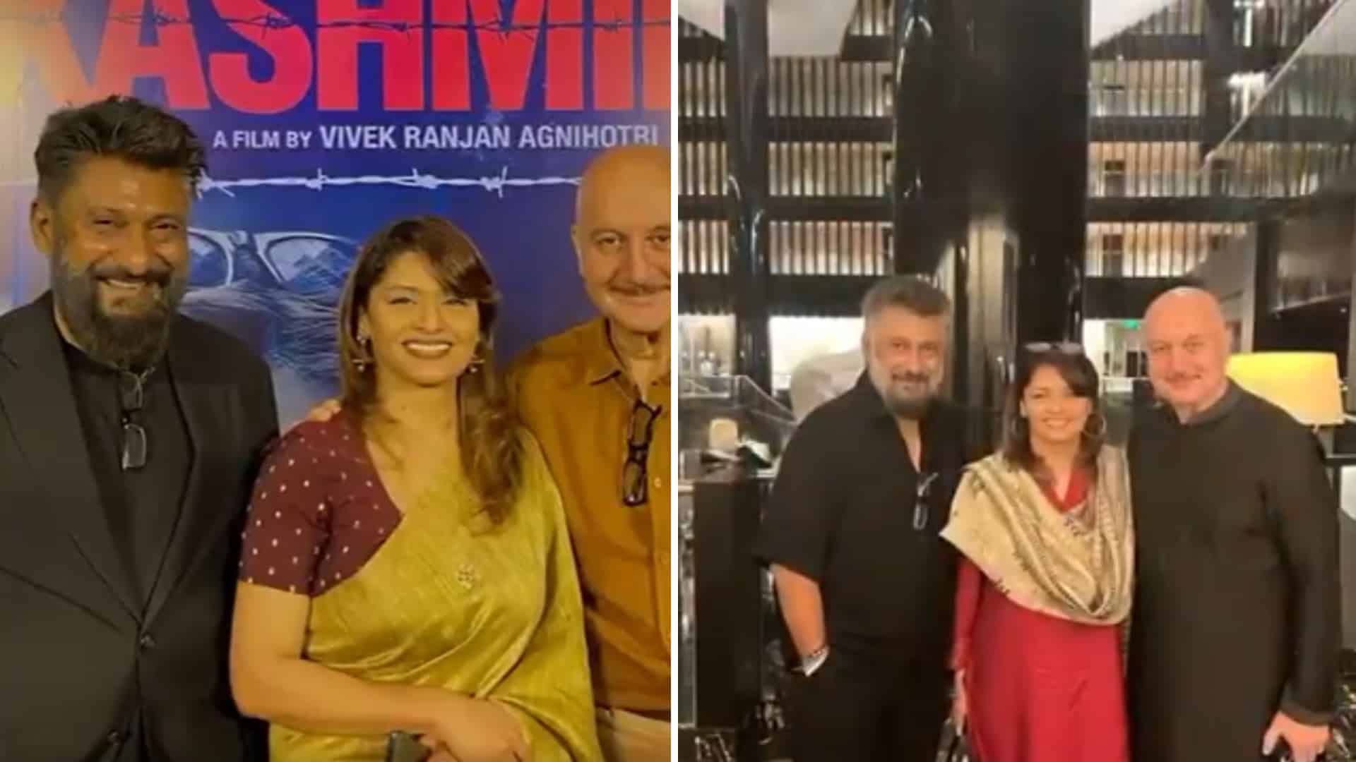 Vivek Agnihotri shares pic appreciating Anupam Kher in light of Hansal Mehta-The Accidental ...