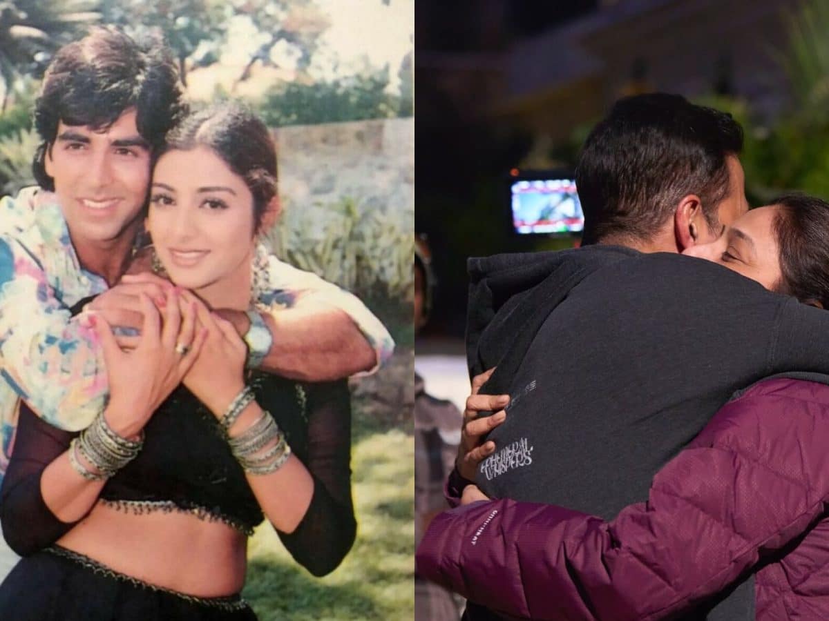 Akshay Kumar and Tabu reunite on screen after 25 years with a warm hug ...