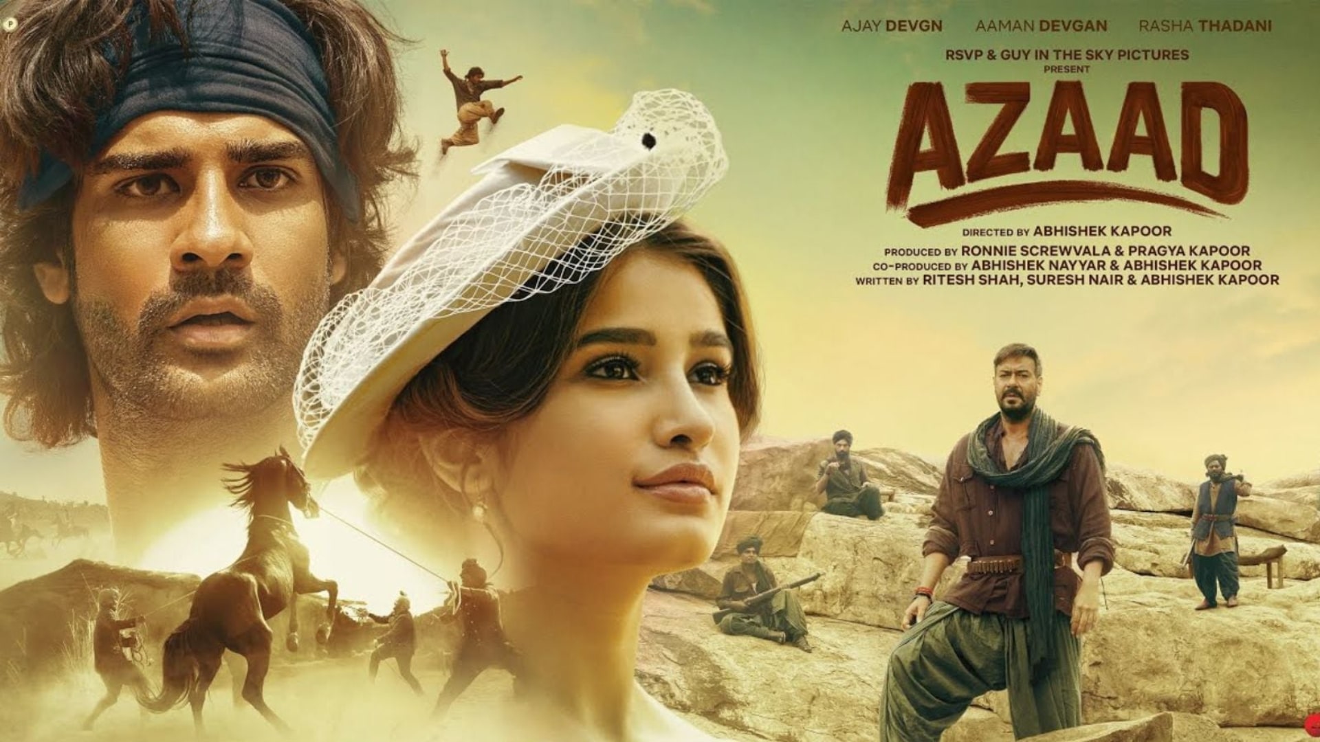 Azaad Movie Review: Aaman Devgn-Rasha Thadani's love story bites off ...