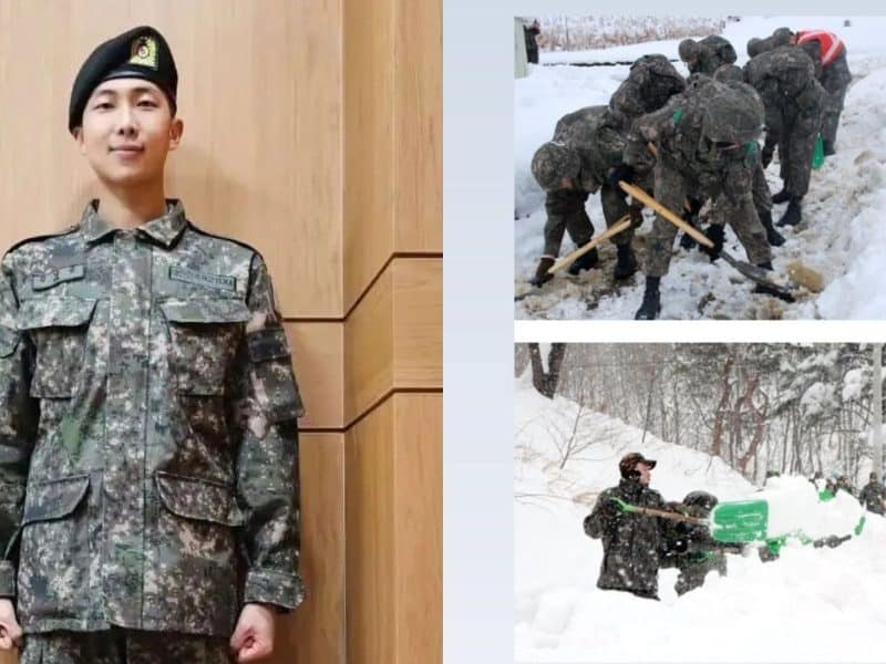 BTS' V looks handsome in new military pics with squad, ARMY say he's exact replica of his father ...